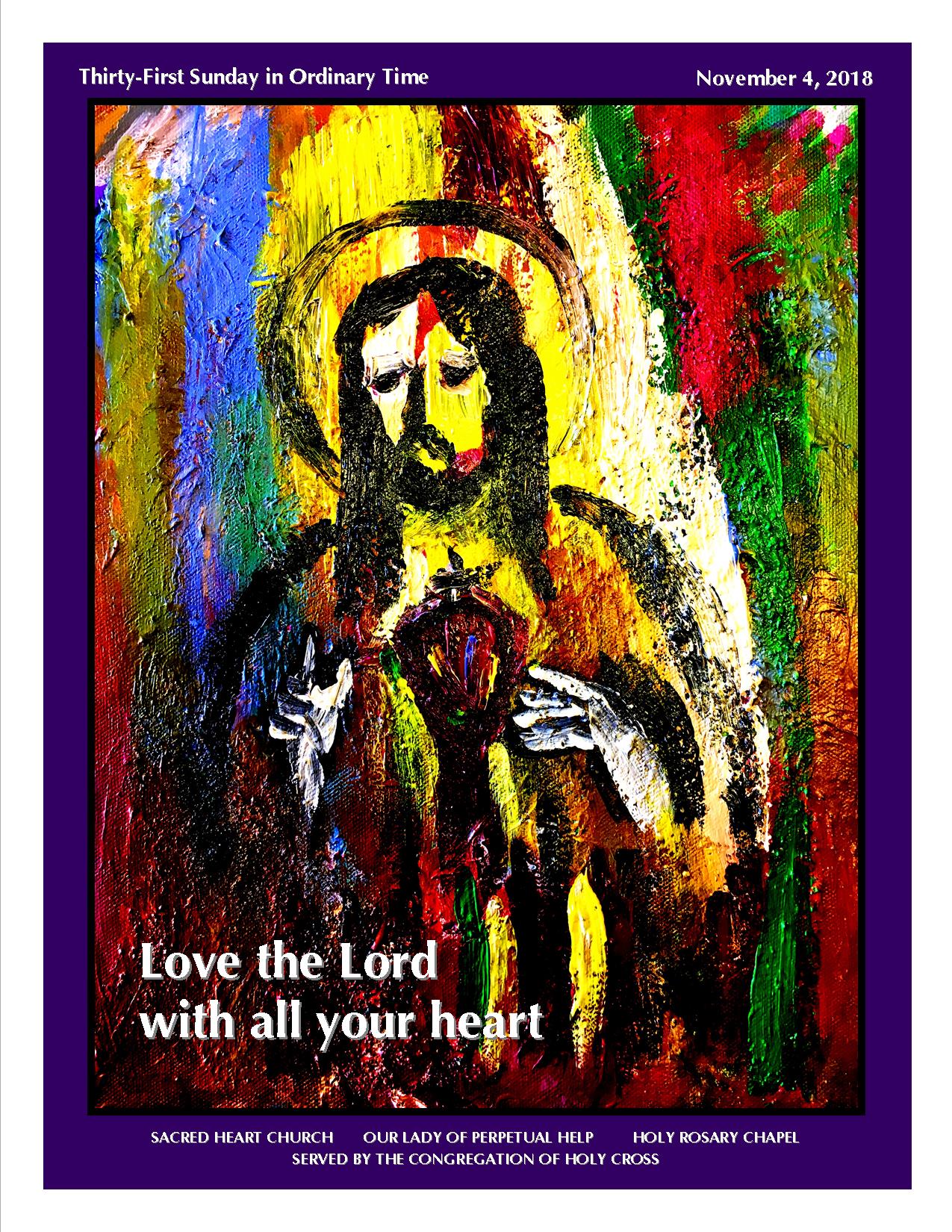 Thirty-First Sunday in Ordinary Time: My Cover art and column | Broken ...