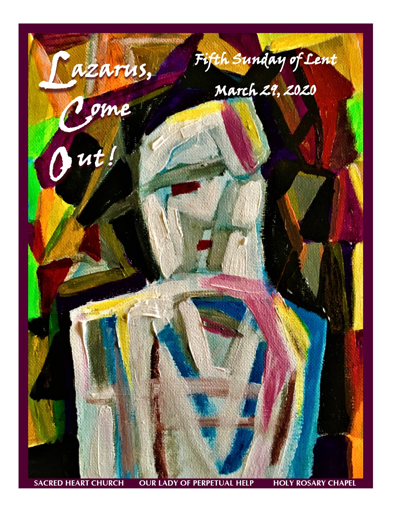 Fifth Sunday of Lent 2020: Bulletin Column and Cover Art | Broken But ...